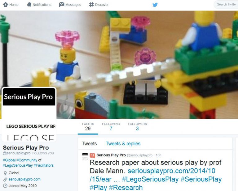 Lego Serious Play on Twitter - #LegoSeriousPlay and What to Follow ...
